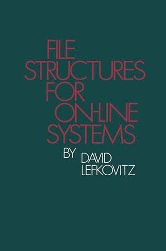 File Structures for on-Line Systems, David Lefkovitz | eBay