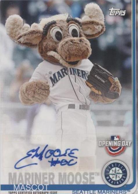 2019 Topps Opening Day - Mascots Seattle Mariners #MA-MM Autographs (AU ...