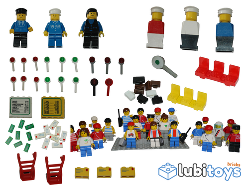 LEGO® Railway 12V TRAIN Figure Railway Worker Conductor Engine Driver ...