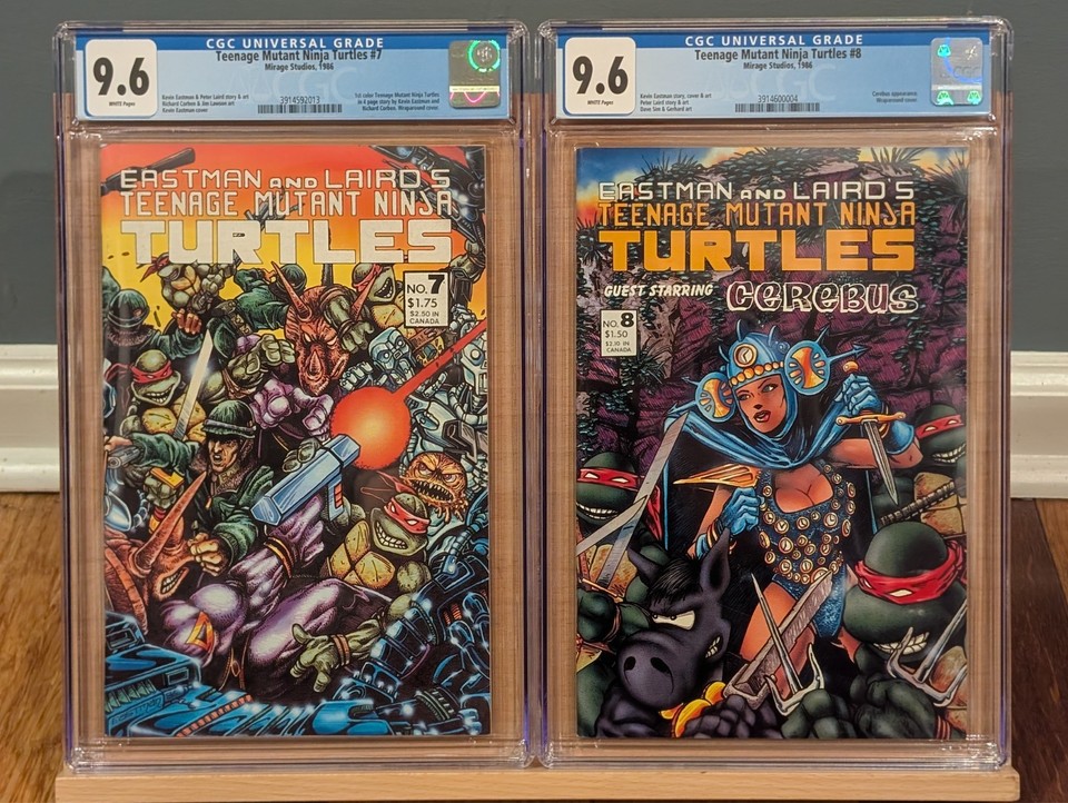 Teenage Mutant Ninja Turtles Mirage Comics 1-12 + Raph, Don, and Loe ...