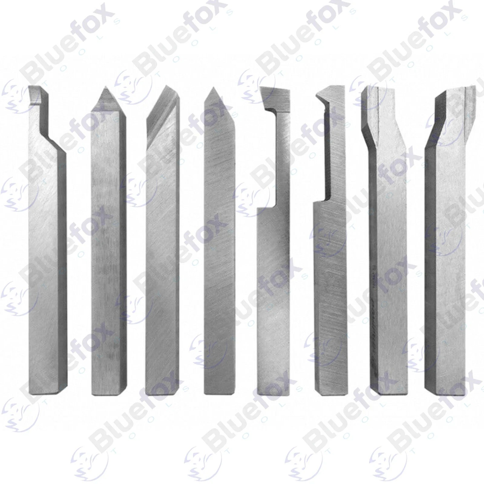 Precision 8-Piece HSS Lathe Tool Set – 6mm Form Tools with Wooden Box ...