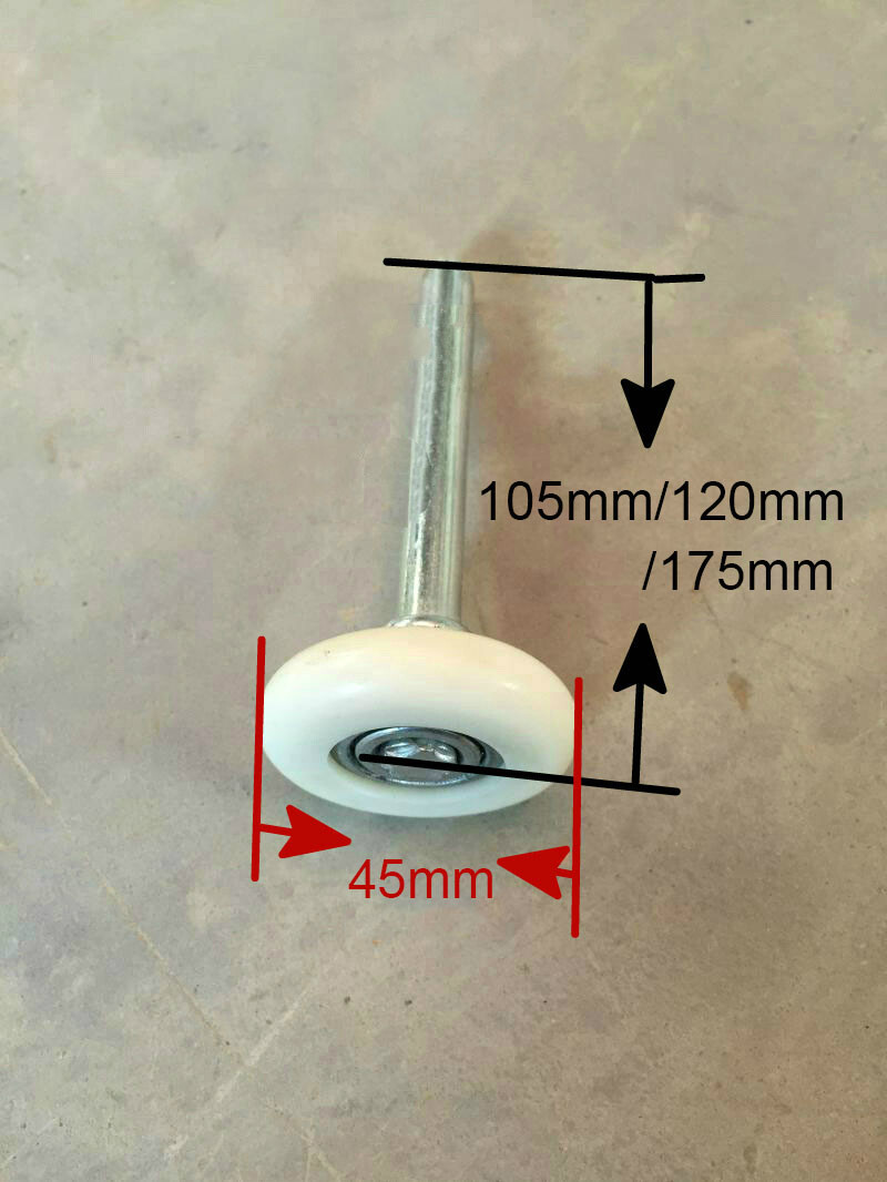 Garage Door Heavy Duty Hinges Roller Brackets Wheel Wire Cable Pulley ...