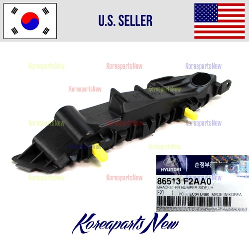 FRONT Bumper Bracket Retainer Left DRIVER 86513F2AA0 Elantra Sedan 2019 ...