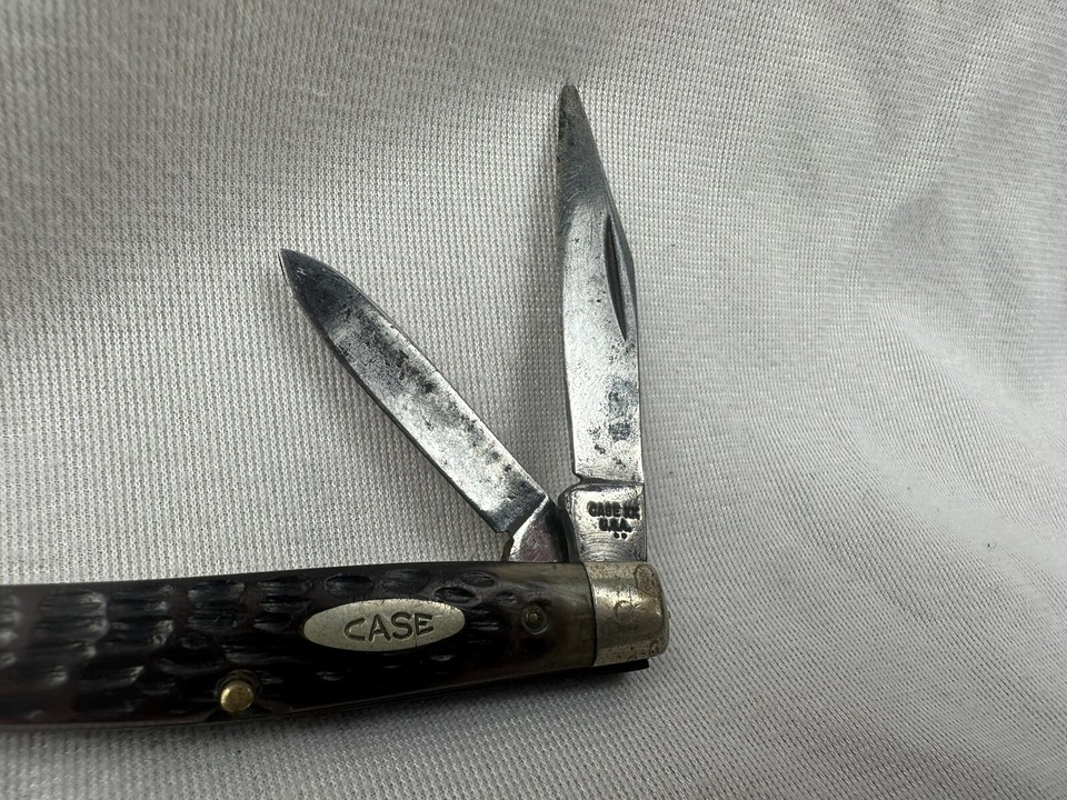 VINTAGE CASE XX 6244 MEDIUM JACK POCKET KNIFE ~ 1978 - 2 DOT ~ DELRIN ...