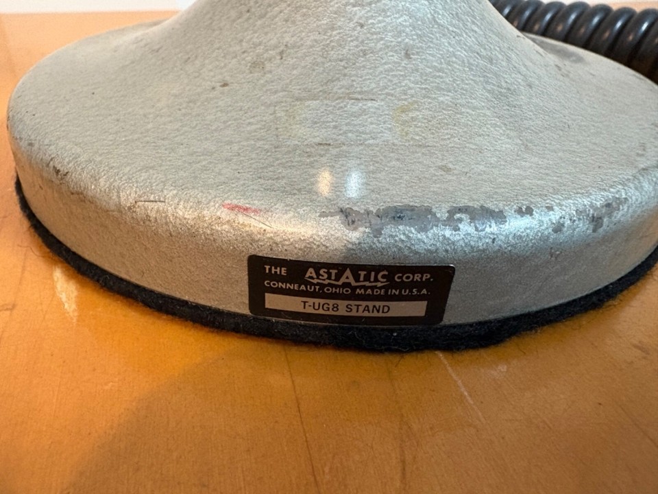 Vintage Astatic Microphone Model D-104 T-UG8 Stand. FREE SHIPPING! | eBay