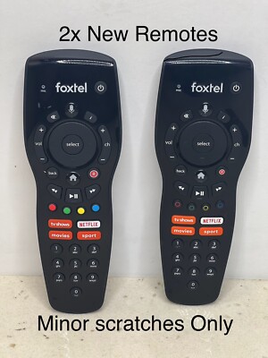 2x Genuine NEW Foxtel IQ5 -IQ4 -IQ3 Voice Bluetooth Remote New Control ...