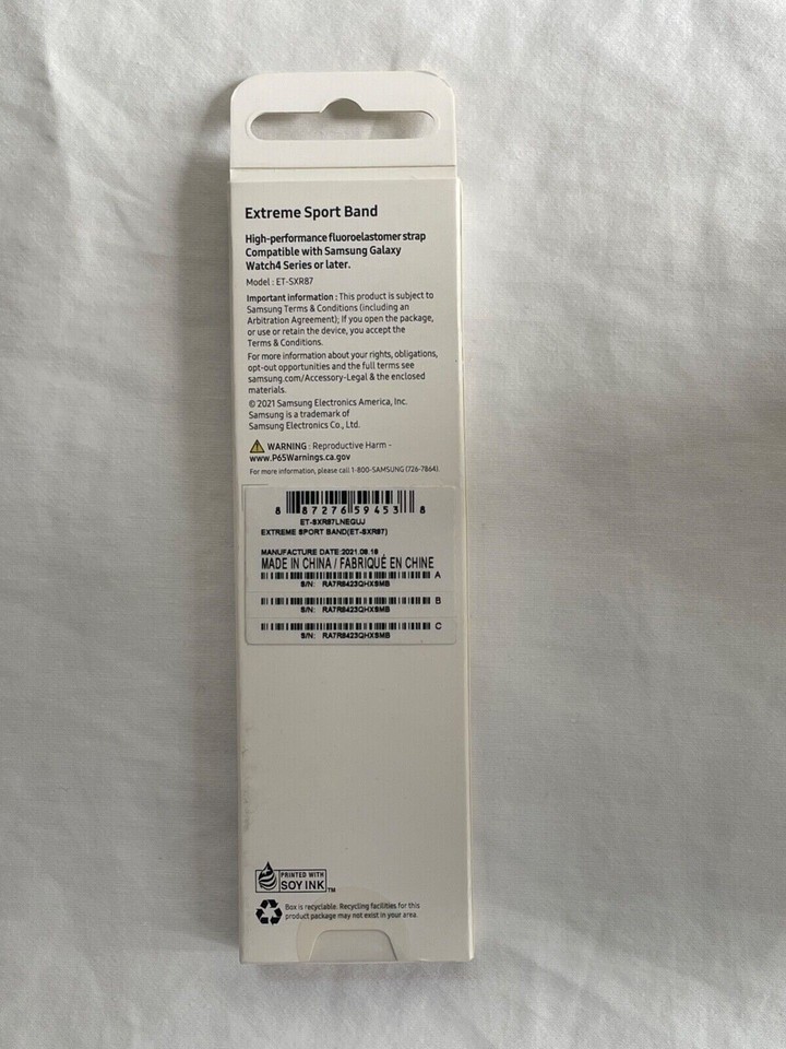 GENUINE Samsung Extreme Sport Band for Galaxy Watch 6, 5, 4 - 20mm M/L ...