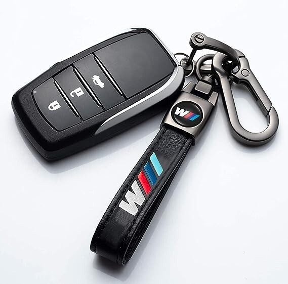 Leather Car Keychain, Car Keyring for Men Compatible with BMW M M2 M4 ...