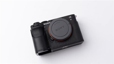 Handmade Sony A7C2 A7CR Camera Cover Genuine Leather Half Case Insert ...