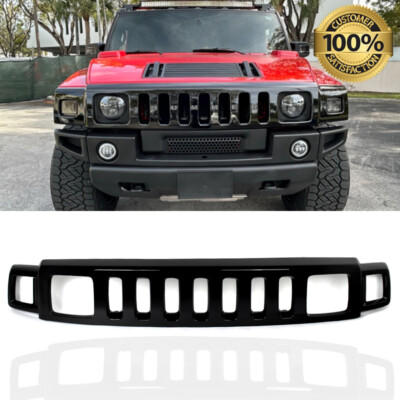 2006-2010 Hummer H3 H3T Front Upper Grille Assembly Gloss Black Factory ...