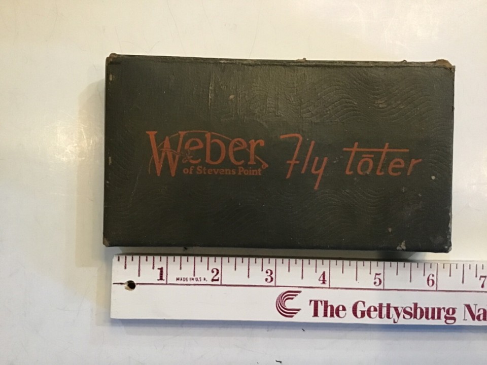 RARE Vintage Weber Fly Fishing Toter Tackle box - ”Weber Fly Toter” | eBay