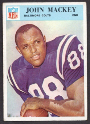 1966 Philadelphia #18 John Mackey Baltimore Colts HOF VGEX | eBay