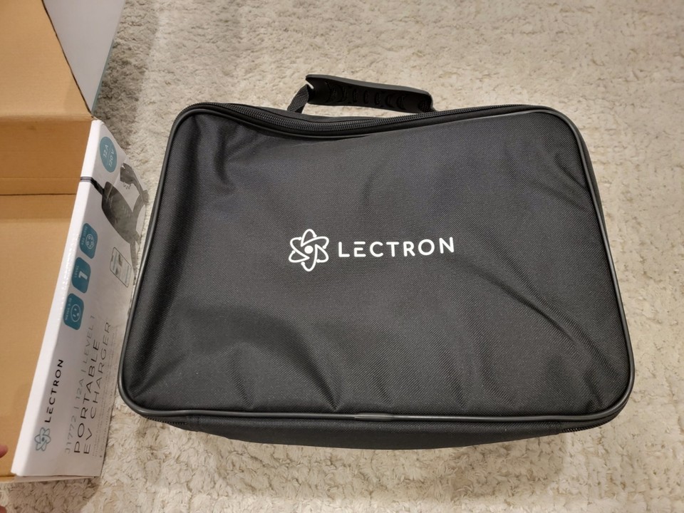Lectron Level 1 J1772 EV Charger with Wi-Fi/App - 12 Amp, 12 120V NEMA ...