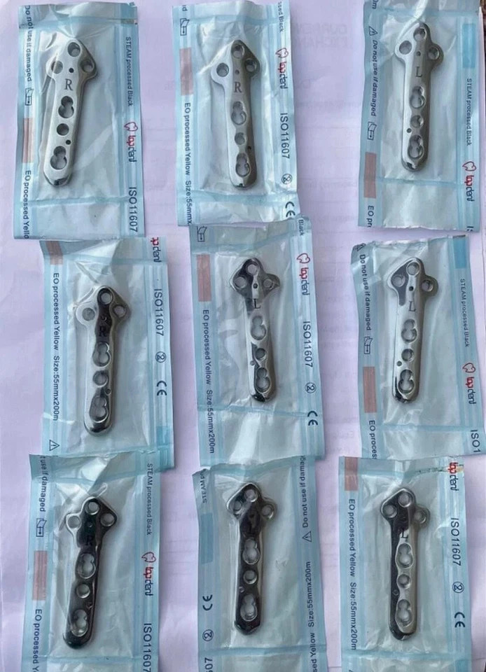 TPLO Locking Plate Kit 3.5mm for Veterinary Surgery – 10 Pcs Right ...
