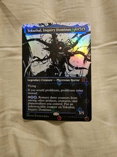 Tekuthal, Inquiry Dominus (Showcase) (Step-and-Compleat Foil) Phyrexia ...