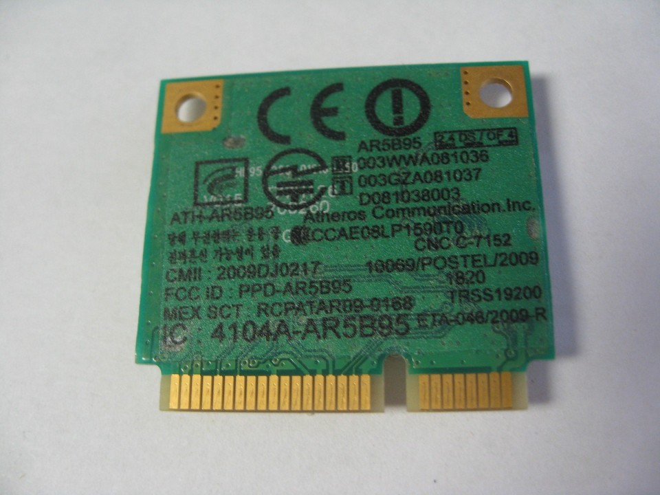 Sony PCG-61112L VPCCW17FX VPC-CW Wireless Half Card AR5B95 145815712 ...