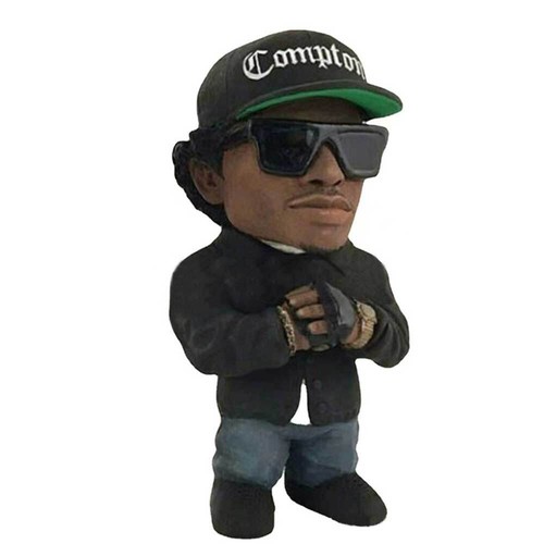 10cm Resin Small Pop-Rapper Star Tupac Figure Cool Hip Hop Guy Desktop ...