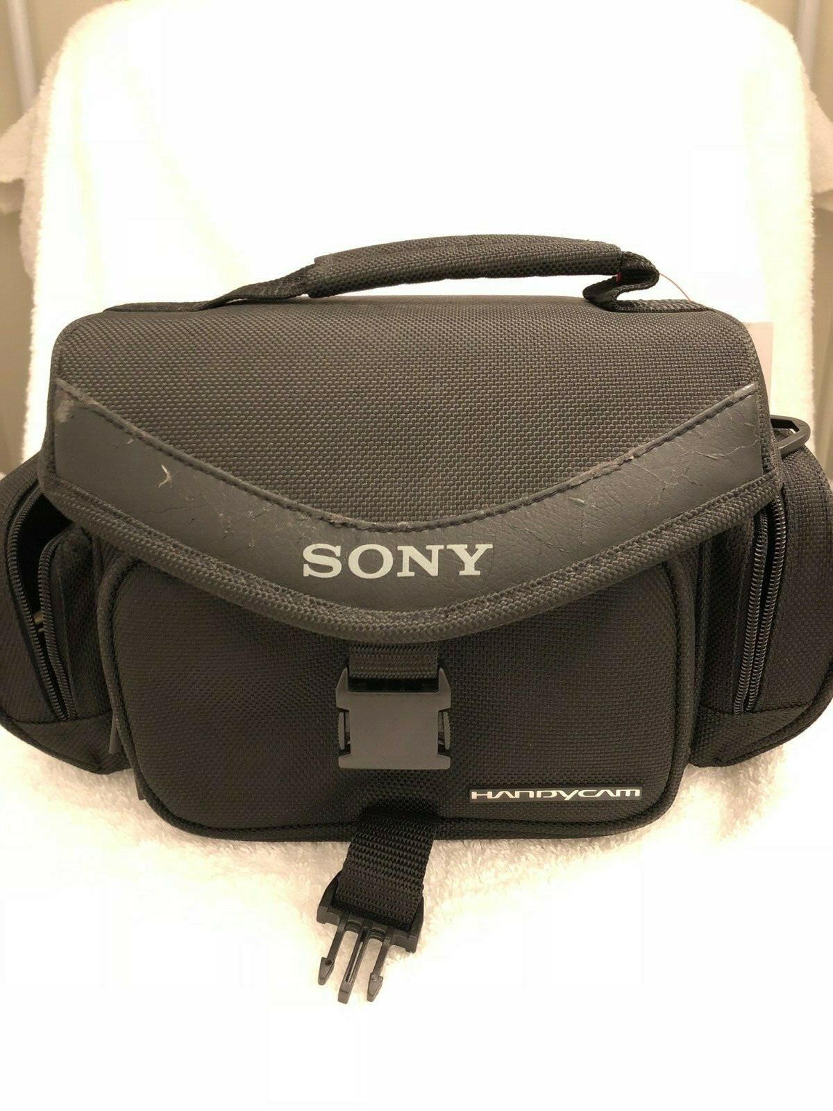 Camera Bag Genuine OEM Black Case for Sony Handycam Camcorders LCS-VA30 ...