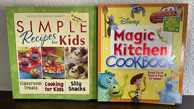 Disney the Magic Kitchen Cookbook Book & Simple Recipes For Kids Lot Of ...