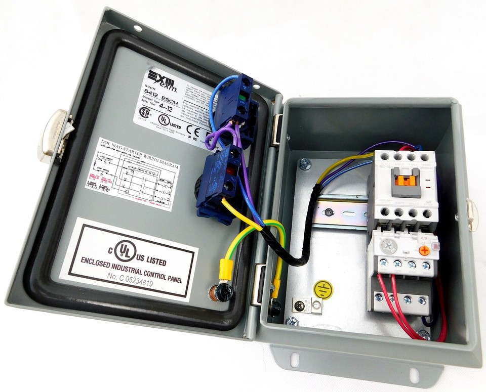 Elimia DOL 18-25-480N4 15 HP 480V Magnetic Motor Starter Nema Rated 4 ...