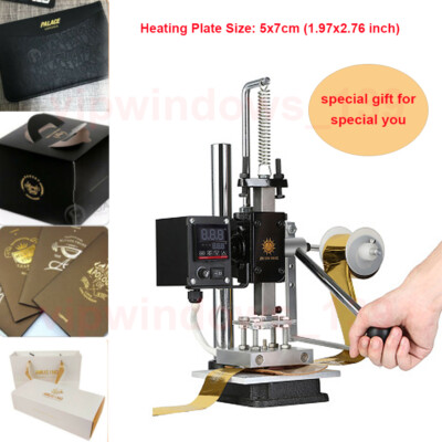 Hot Foil Stamping Machine Gold Embossing Logo Printing Gilding Press ...