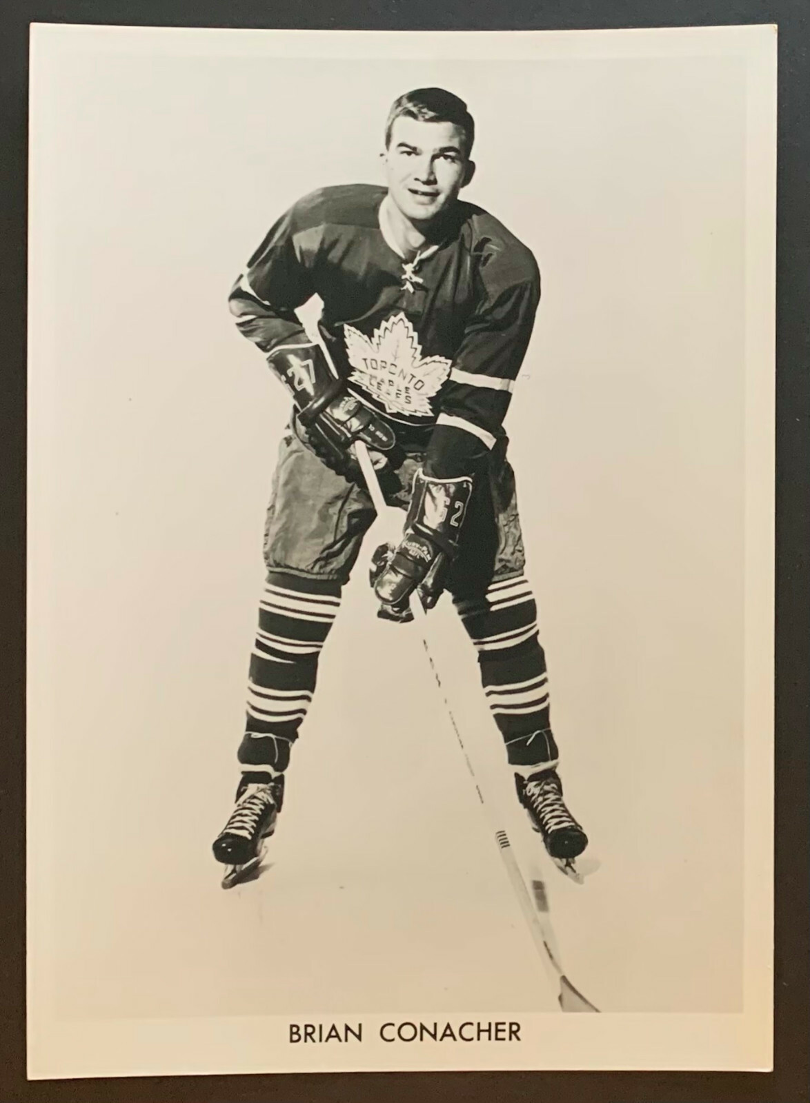1966-67 Toronto Maple Leafs Rookie Photo Brian Conacher Cup Winning Season | eBay