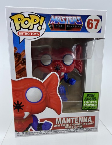 MASTERS OF THE UNIVERSE POP Vinyl MANTENNA #67 ECCC 2021 Spring Con ...
