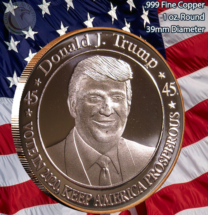 "8 Donald Trump Set" 1 oz .999 Copper Rounds Beautiful Designs | eBay