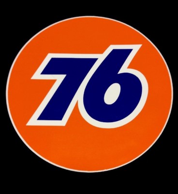 8 " Inch Round Union 76 Gas Station Gasoline Oil Decal Sticker Original ...