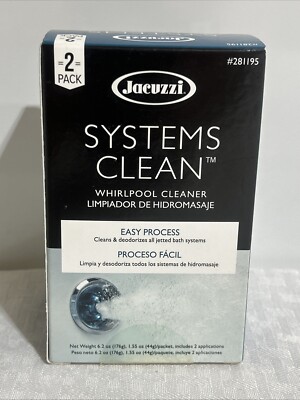 Jacuzzi & Whirlpool Tub Cleaner / 6.2 oz ~ Deep Cleaning Powder - 2 ...