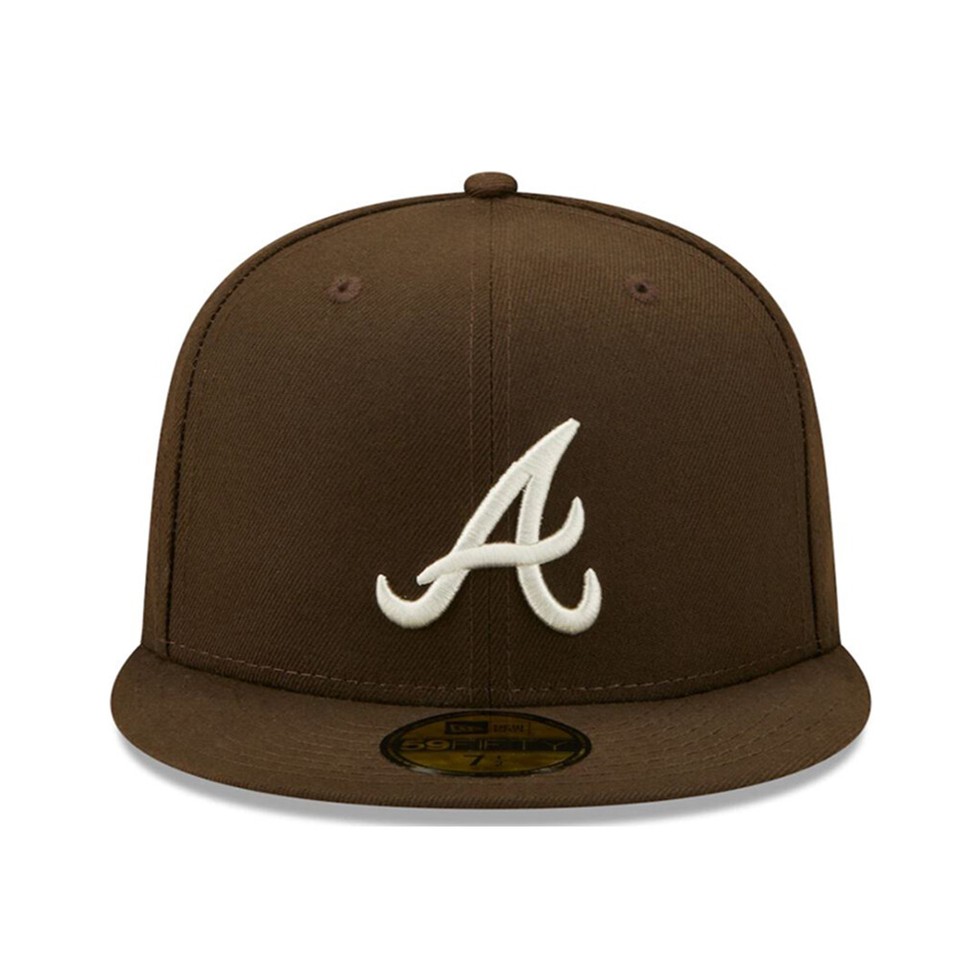 Atlanta Braves ATL MLB Game Authentic 59FIFTY Fitted Cap - 5950 A/Axe ...