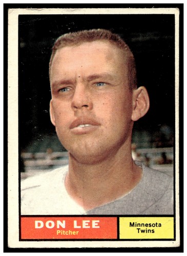 1961 Topps #153 Don Lee VG | eBay