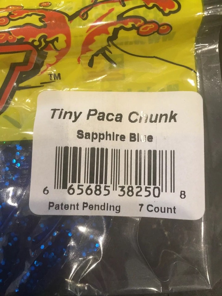 NetBait Tiny Paca Chunk 2” 7pk Yellow Pack Sapphire Blue | eBay