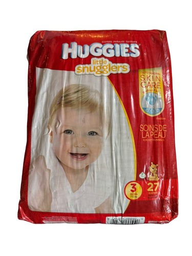VINTAGE HUGGIES LITTLE SNUGGLERS DIAPERS WINNIE THE POOH DISNEY SIZE 3 ...