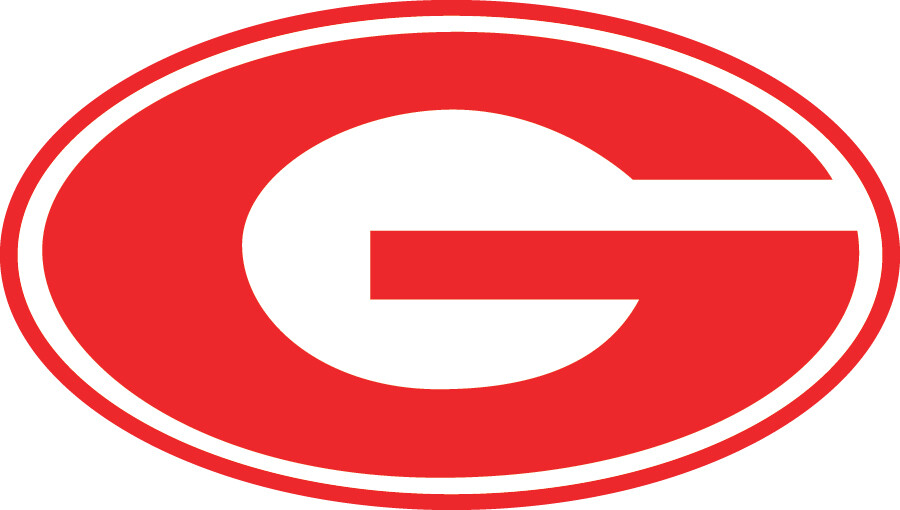Georgia G Logo Georgia Bulldogs 12" Landscape Circle Sign