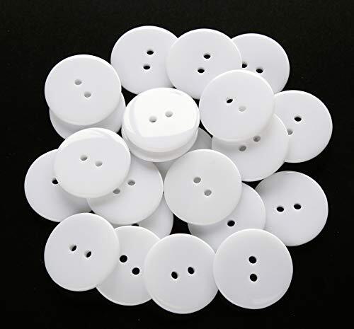 1 Inch (25mm) Buttons Two Holes Resin Button for Sewing and Craft Pack ...