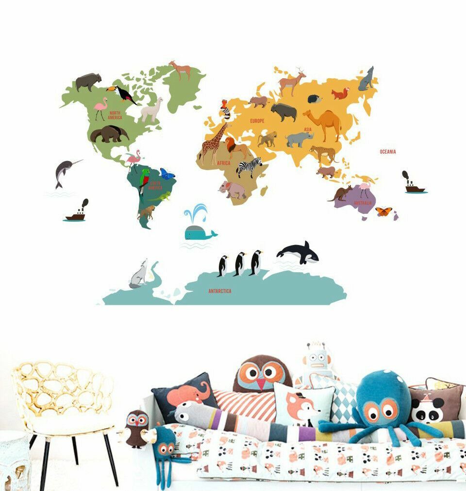 World Map Clip Art For Kids