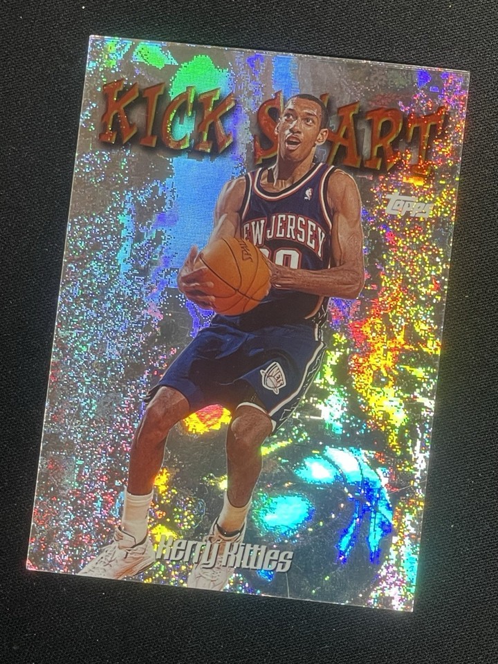 1998 NBA TOPPS KICK START SHINY INSERT Kerry Kittles New Jersey Nets ...