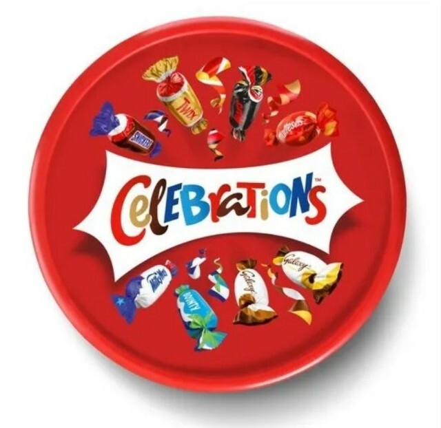 Celebrations Chocolate Box Tub 600g Birthday Big Gift family Chocs Tin ...
