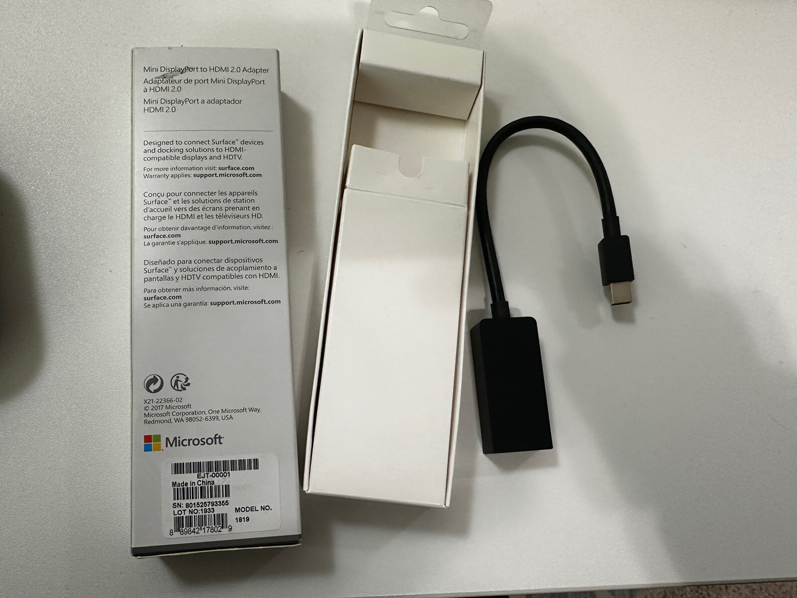 Microsoft Surface Mini Display Port to HDMI 2.0 Adapter 889842178029 | eBay