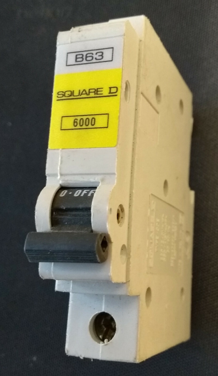 SQUARE D QOE S.P MCB 63A, 50A, 40A, 32A, 20A, 16A, 10A, 6A . Type B 6K ...