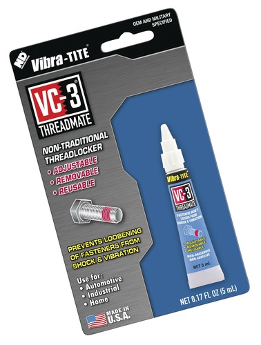 Vibra-TITE 213 VC-3 Threadmate Threadlocker, -65 to 165 Degree F, 5mL ...