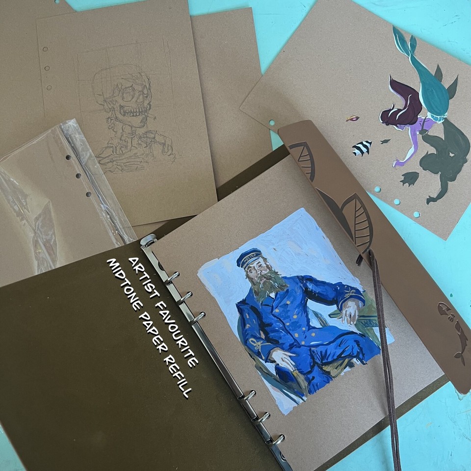 Artist Watercolour Notebook - Pad Book Sketchbook Art Paper - 30 Pages ...