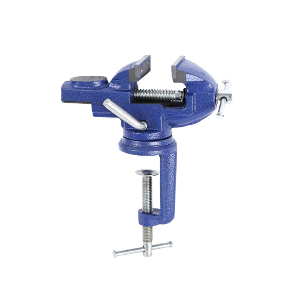 Heavy Duty Work Bench Vice Engineer Jaw Swivel Base Workshop Vise Clamp ...