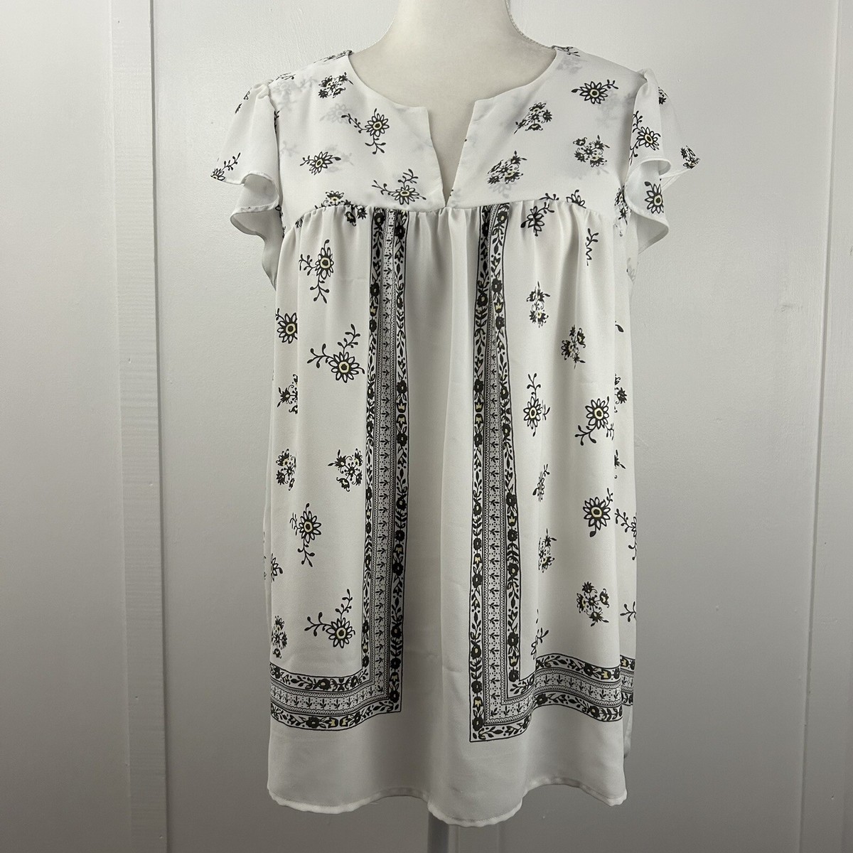 Loft White Blouse