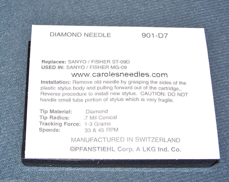 NP-7 DIAMOND Needle for Crosley KEEPSAKE DIRECTOR Turntable Phonograph ...