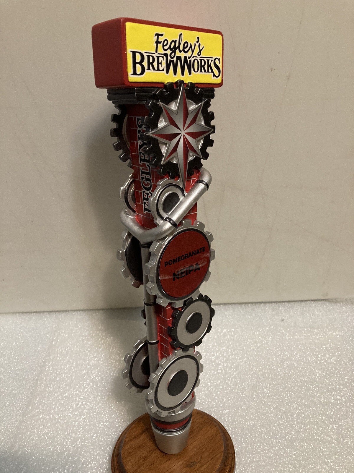 FEGLEYS BREW WORKS STEAMPUNK POMEGRANATE IPA beer tap handle ...
