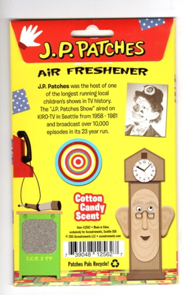 J.P. PATCHES BRAND NEW OOP Air Freshener Cotton Candy JP Show Archie ...