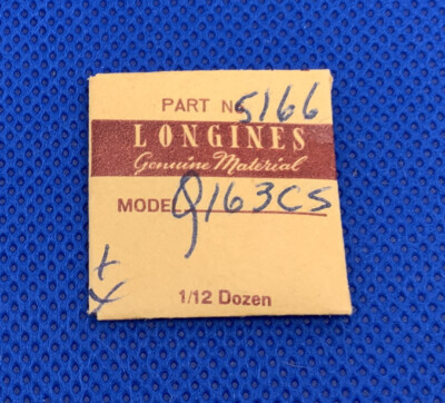 Longines Q163CS Part#5166 Case Clamp Screws (3) Sealed. New Old Stock ...