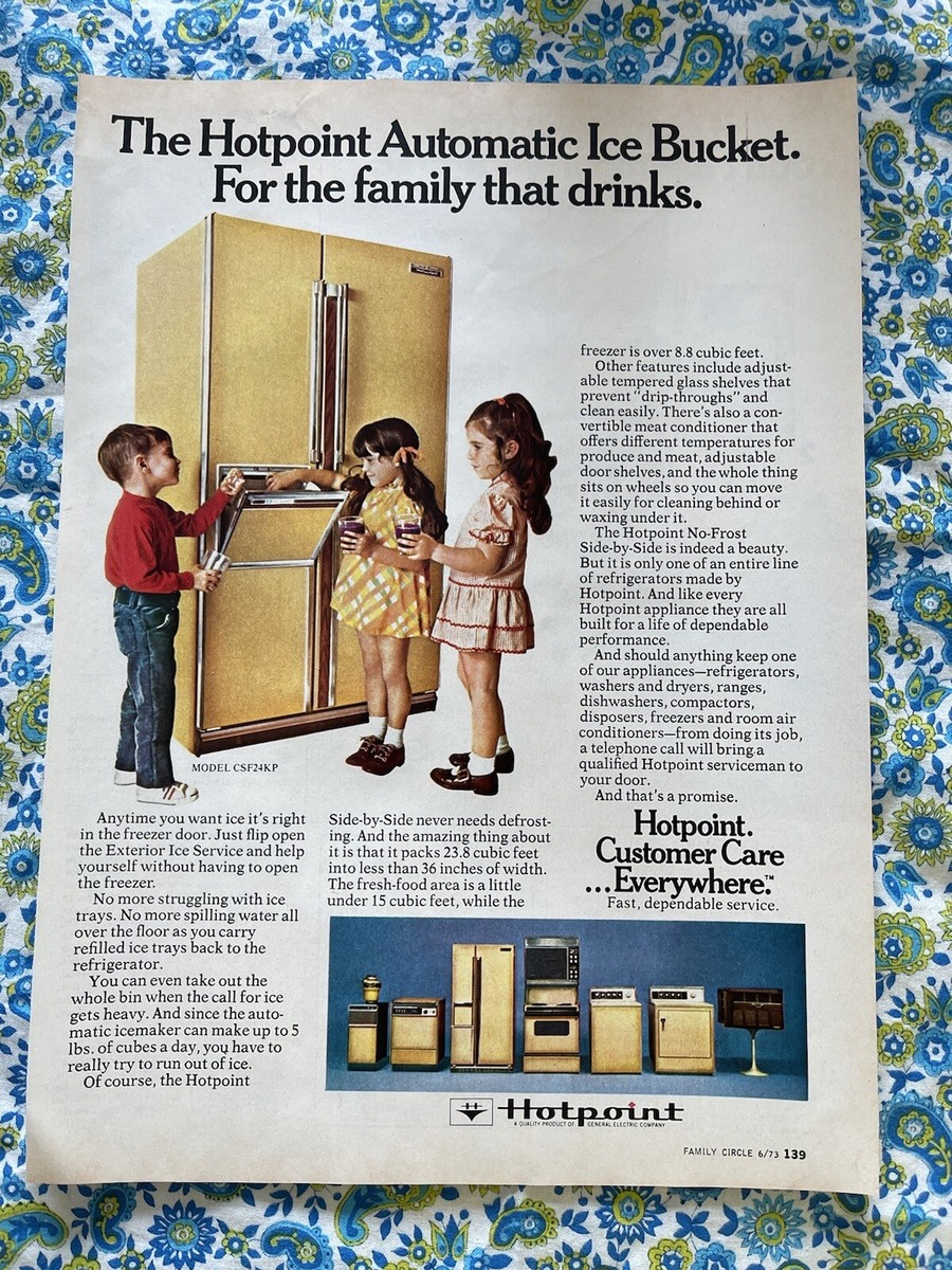 Hotpoint Refrigerator 1970s The History Of The Refrigerator